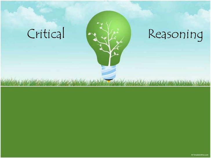 Learn the art of critical reasoning - MARK L LOCKWOOD